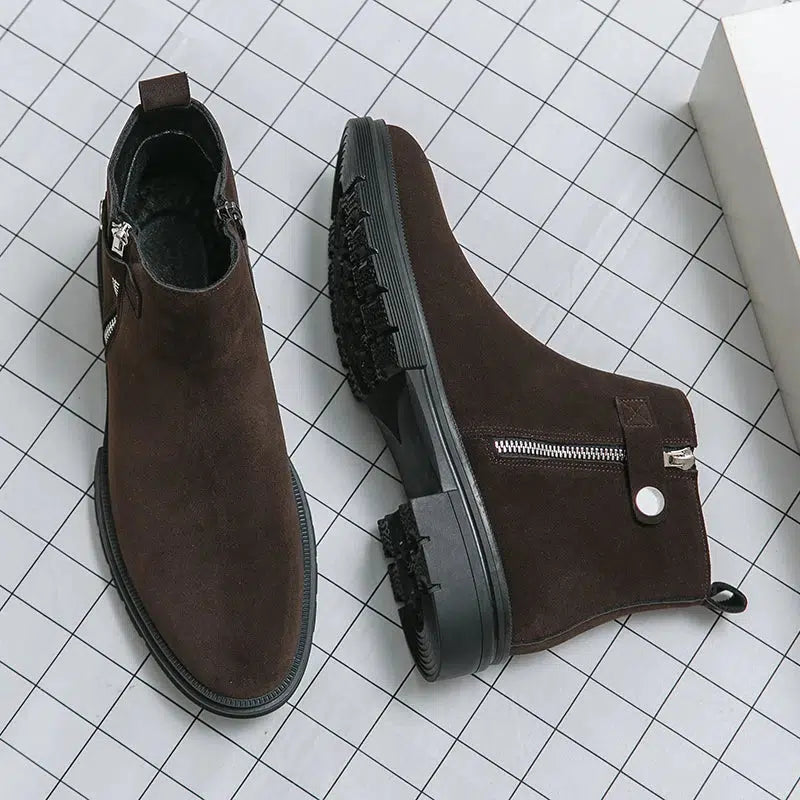Chelsea boot daim | Le Old Money