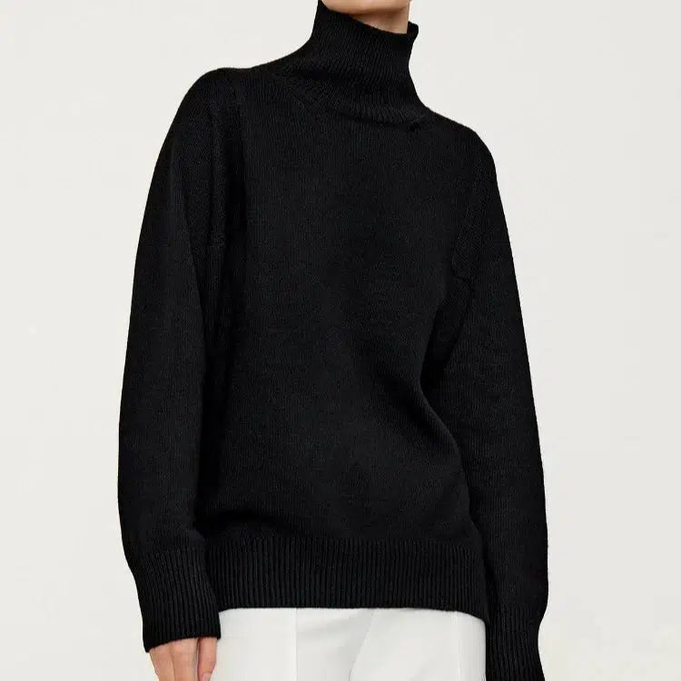 Col roulé noir | Le Old Money